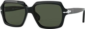 Persol Schwarze Sonnenbrille mit Stil Po0581S - - Accessories - unisex - Schwarzk - 54 MM