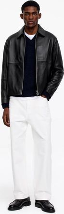 Arket Lederjacke -Schwarz