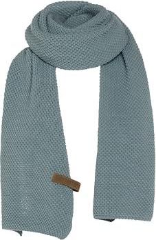 Knit Factory &Eacute;charpe Tricot&eacute;e Jazz - Foulard tricot&eacute; - Ch&acirc;le femme et homme - &Eacute;charpe pour lautomne et hiver - Chauffe-cou - Stone Green - 30% laine et 70% acryliq