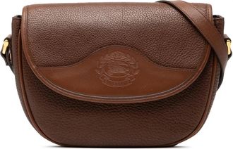 Burberry Hobo Bags - Pebbled Leather Crossbody - Gr. unisize - in Braun - f&uuml;r Damen