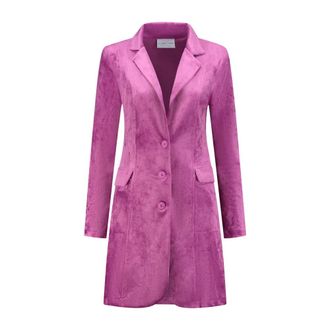 Hart by Helena Hart Samt Chic Cyclaam Damenblazer - - Jackets - Damen - Rosa - S