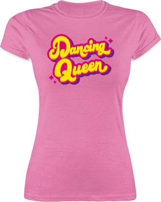 Shirtracer Shirt Damen - Vintage Retro - Dancing Queen - T&auml;nzerin Geschenk Tanzliebhaber - XXL - Rosa - t+Shirt Funshirt Shirts Damen-t-Shirt leiberl Tshirts Tsh