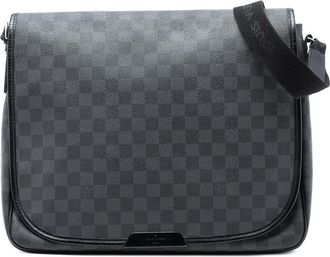 Louis Vuitton Hobo Bags - Damier Graphite Daniel GM - Gr. unisize - in Schwarz - f&uuml;r Damen