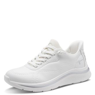 Tamaris Comfort Damen Step IN Sneaker flach zum Schlupfen Sportlich, Wei&szlig; (White), 40 EU