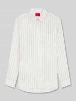 HUGO BOSS Oversized Freizeithemd aus Lyocell