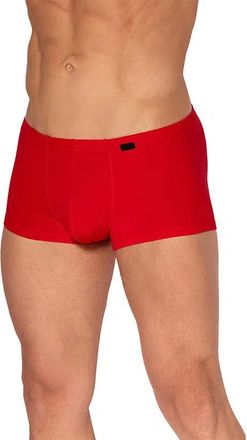 Olaf Benz Herren Trunk rot Mikrofaser unifarben