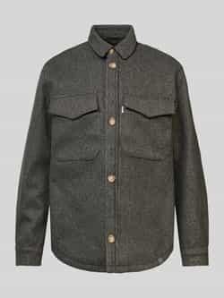 Colours & Sons Regular Fit Hemdjacke mit Brusttaschen
