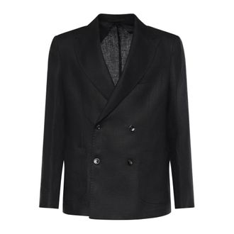 Michael Coal Homme, Vestes, Noir, Taille: L Giacca Doppio Petto MC-Austin