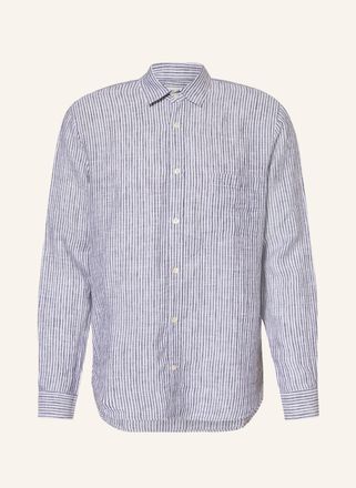 Frescobol Carioca Frescobol Carioca Leinenhemd Telles Comfort Fit blau