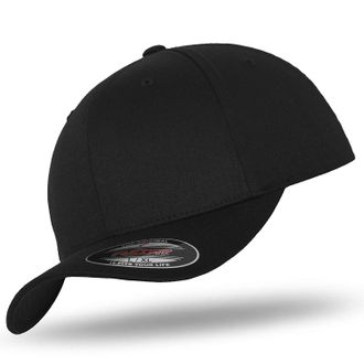 Flexfit Original Basecap Baseball Cap Kappe Black/Black -XL/XXL