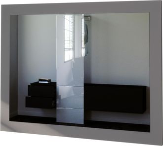 Vladon L&ouml;hne Spiegel (Grau Matt)