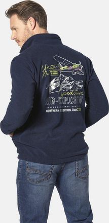 Jan Vanderstorm Fleecejacke TERJE mit sportlichem Stehkragen