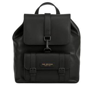 The Bridge Schwarzer Leder-Rucksack Cesare Stil - - Bags - Damen - Schwarzk - ONE SIZE