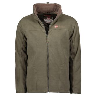 Geographical Norway Herren Fleecejacke Texas Winter &Uuml;bergangsjacke (Khaki, Medium)
