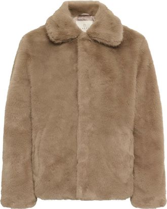 Kaffe KArosa Kunstpelzjacke - - Jackets - Damen - Braun - S