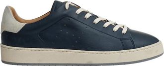 Hogan Low-Top Sneaker - Basic Box Leather Blue - Gr. 7_5 - in Blau - für Damen