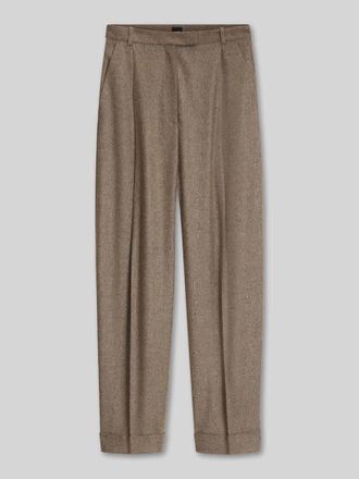 HUGO BOSS Weite Hose aus Viskose-Mix mit Woll-Anteil Modell Tornara