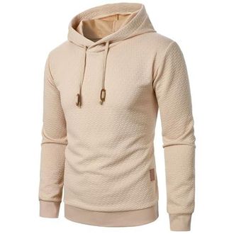 Generic Sweat &agrave; capuche pour homme - Chaud - D&eacute;contract&eacute; - Manches longues - Cordon de serrage - Sweat &agrave; capuche - Sweat &agrave; capuche avec poche - Loisirs - T-sh