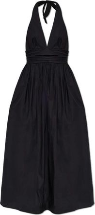 Matteau Femme, Robes, Noir, Taille: 44 FR Robe Longue Col Am&eacute;ricain Plongeant
