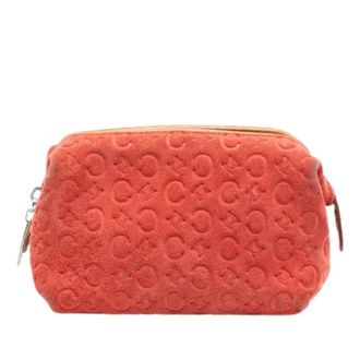 Celine Portefeuille en daim Pre-owned - Femme - Pre-owned - Orange - Taille: ONE Size