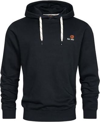 Indicode Hommes INMorey Hoodie | Sweat &agrave; Capuche Navy XL