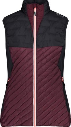 F.lli Campagnolo Damen Hybrid Weste, Burgundy, 40