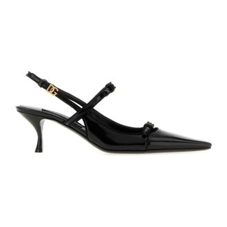 Dolce & Gabbana Lederschuhe - - Shoes - Damen - Schwarzk - 40 EU