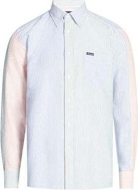 Fa&ccedil;onnable Chemise ray&eacute;e tricolore