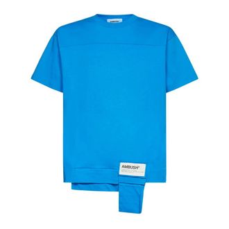 AMBUSH Ambush, Homme, Tops, Bleu, Taille: M T-shirt Logo en coton