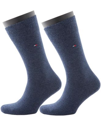 Tommy Hilfiger 2er Pack Socken mit kleiner Flag-Stickerei in