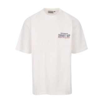 Carhartt Work in Progress Homme, Tops, Blanc, Taille: M T-Chemises