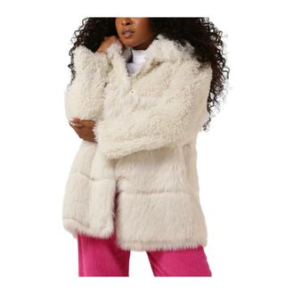 Beaumont Amsterdam Weiche Pelzmix Jacke - - Jackets - Damen - Beige - L