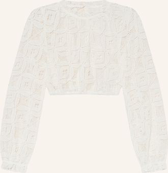 Spieth & Wensky Dirndlbluse Hilary Aus Spitze weiss
