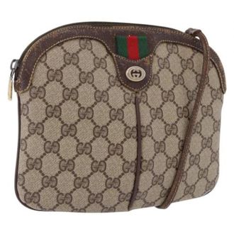 Gucci Sac bandouli&egrave;re GG Canvas Pre-owned - Femme - Pre-owned - Beige - Taille: ONE Size