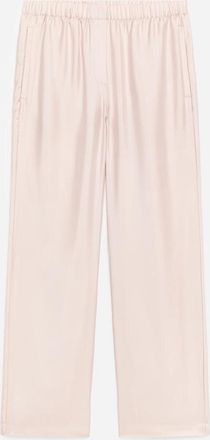 Arket Hose Aus Seidentwill -Beige