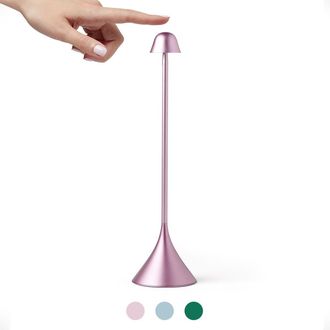 Lexon Steli Design Tischlampe, Berührungsempfindlich & Synchronisierbar, 9 LED-Farben & Einstellbare Helligkeit, Ideal für Nachttisch oder Büro, Kabellos Wi