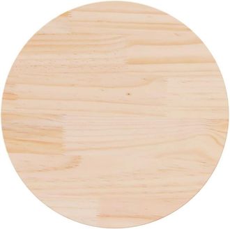 vidaXL vidaXL Dessus de table Ø70x2,5 cm Bois de pin massif