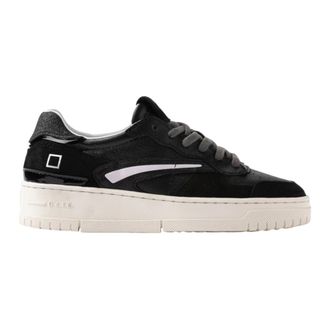 D.A.T.E. D.a.t.e., Femme, Chaussures, Noir, Taille: 38 EU Baskets Camoscio