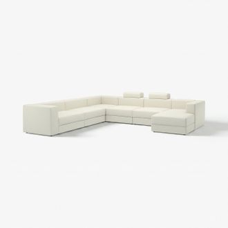 IKEA J&Auml;TTEBO Sofa, U-Form/7-sitzig
