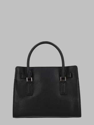Michael Michael Kors Womens Handbag Hamilton Black Leather Handbags Hand Bags