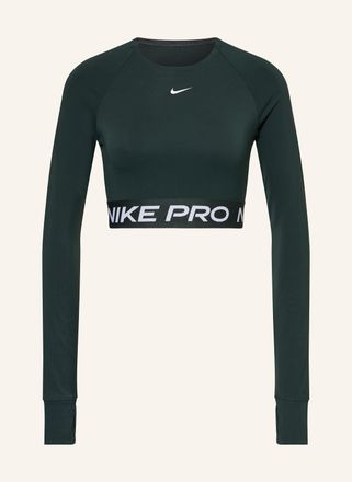 Nike Cropped-Longsleeve Pro 365 Dri-Fit gruen