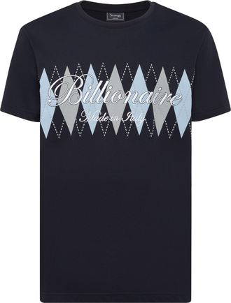 Billionaire Boys Club Embroidered T-Shirt Round Neck Ss