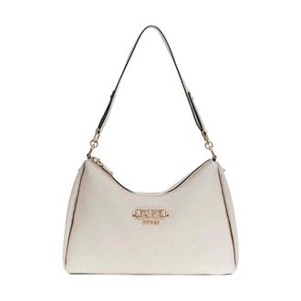 Guess Handtasche mit Rei&szlig;verschluss und mehreren F&auml;chern - - Bags - Damen - Wei&szlig; - ONE SIZE