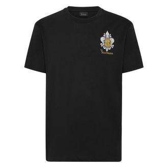 Billionaire Boys Club Homme, Tops, Noir, Taille: 4XL T-Shirt Col Rond Fleur-de-lis