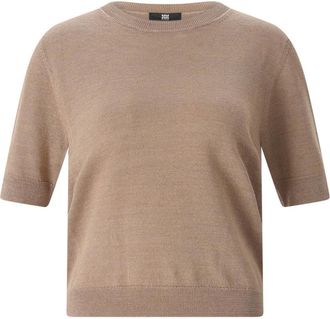 Riani Femme, Pulls, Brun, Taille: 42 FR Tricot &agrave; col rond