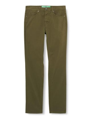 Benetton Herren 4DKH57CQ8 Hose, Milit&auml;rgr&uuml;n 35A, 58