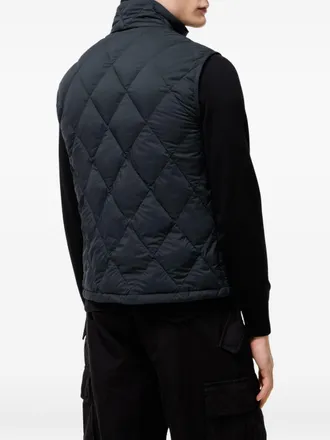 Burberry Quilted Down Vest - Navy