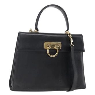 Ferragamo Sac &agrave; main Pre-owned - Femme - Pre-owned - Noir - Taille: ONE Size