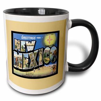 Generic Tassen Bedruckt Kaffeebecher 330Ml, Gr&uuml;&szlig;e Aus New Mexico Malerische Postkarte Reproduktion Teetassen Keramik F&uuml;r Tee Freundin Arbeit