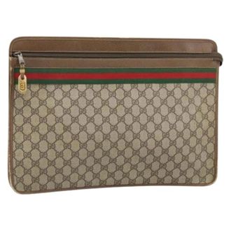 Gucci Pochette en plastique doccasion - Femme - Pre-owned - Beige - Taille: ONE Size